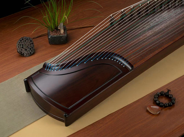 Tangxiang Indian Rosewood Plain Design Guzheng "Zheng Stream" – Sound ...