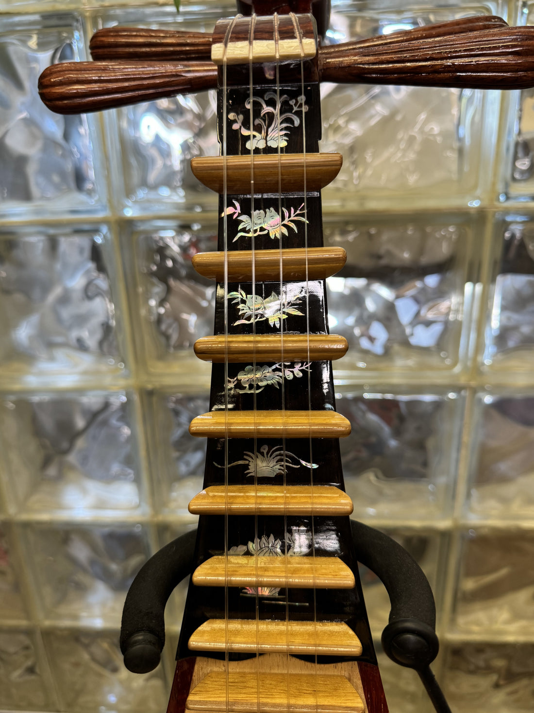 Dan Ty Ba with Inlay Vietanmese Lute Musical Instrument with Mother of ...