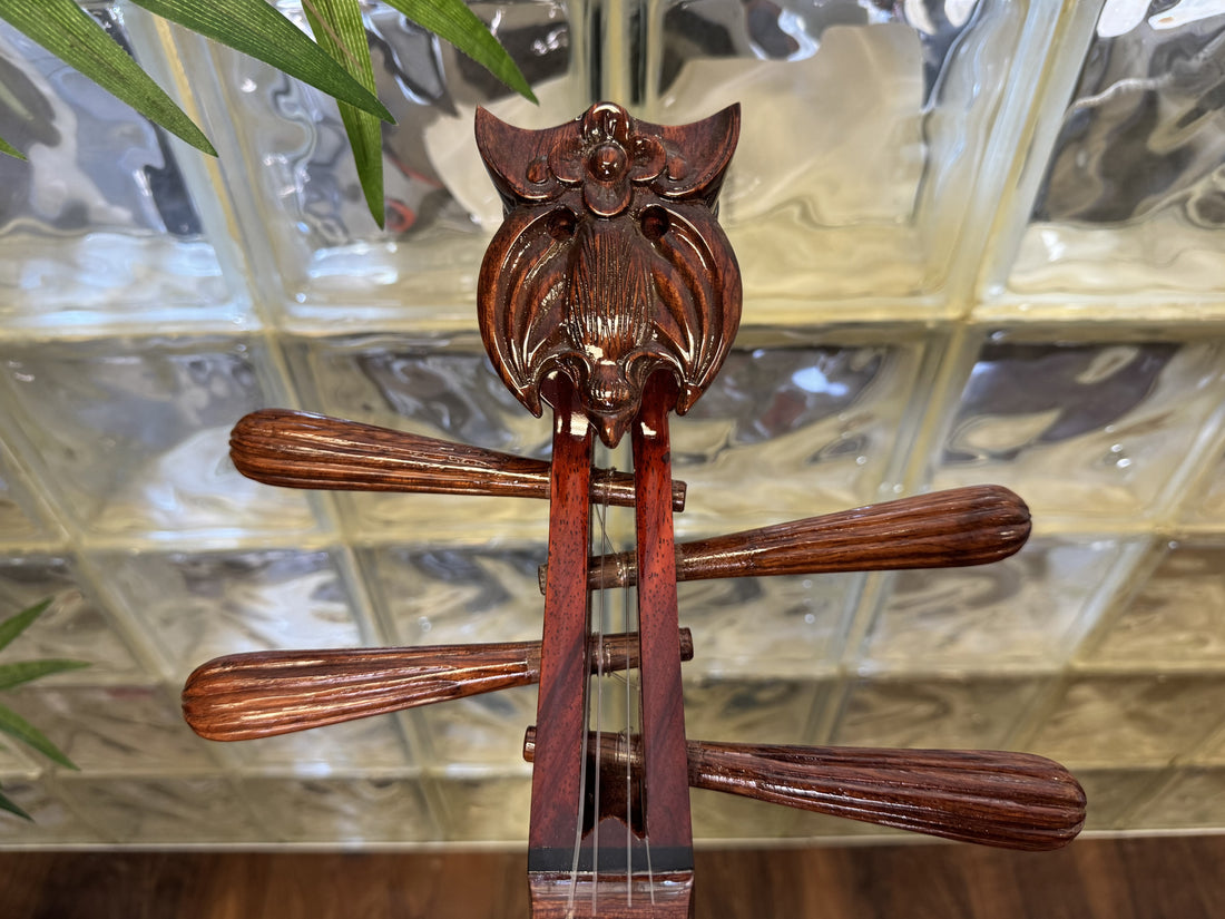 Dan Ty Ba with Inlay Vietanmese Lute Musical Instrument with Mother of ...